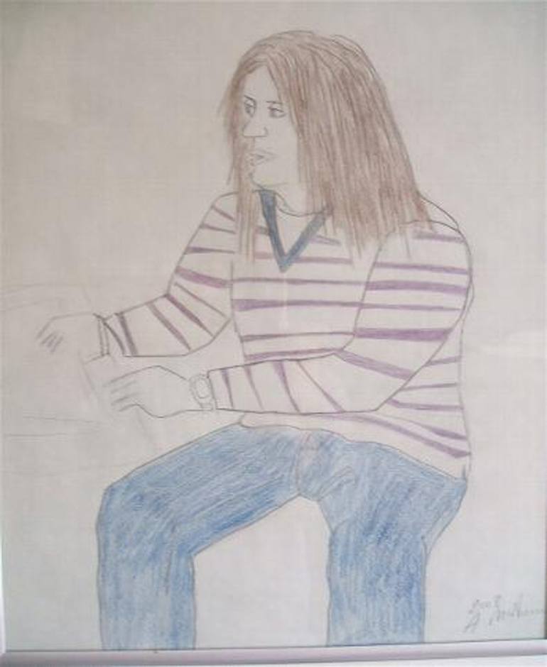 Paul S Portrait Drawing By Anita Mcnamee Saatchi Art