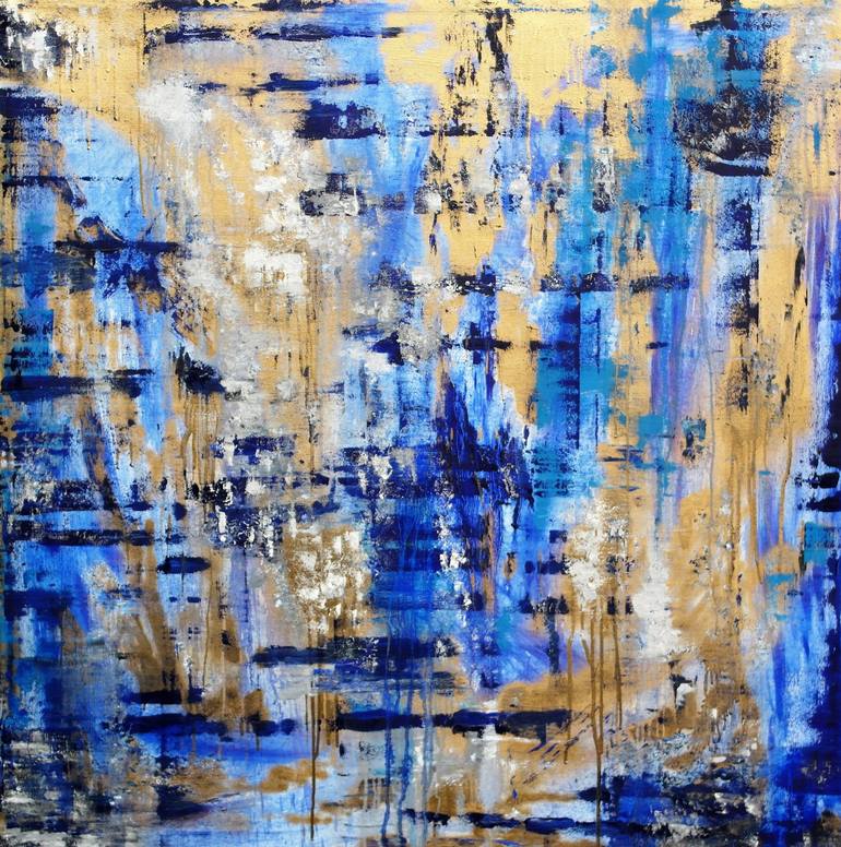 Big Blue Painting by Bobbie Whittaker | Saatchi Art