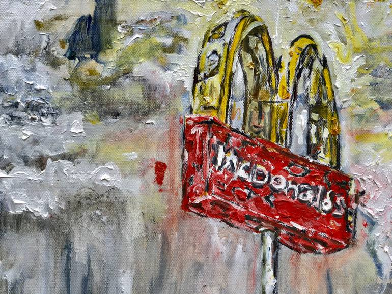 “M” Painting by Mark Flake | Saatchi Art