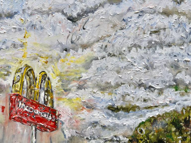 “M” Painting by Mark Flake | Saatchi Art