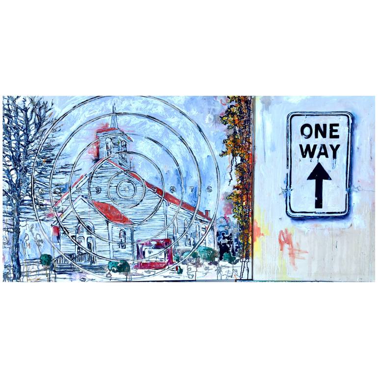 One Way Painting by Mark Flake | Saatchi Art