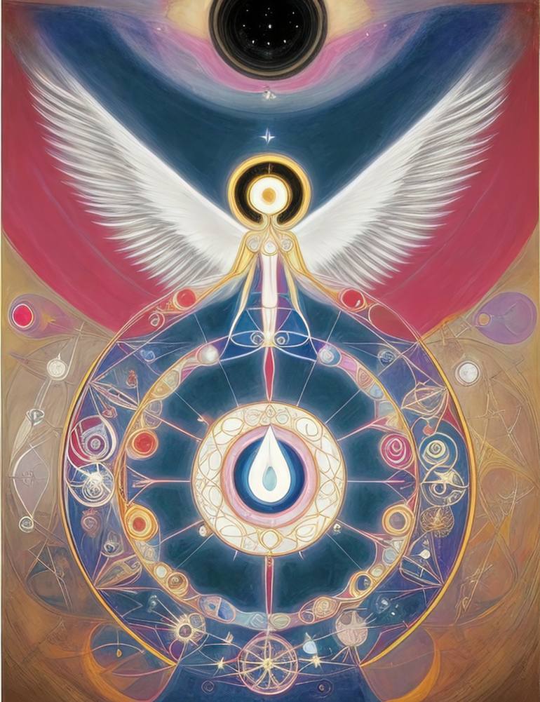 Angel 01 astral, chakras, spiritual, energy, vibration Mixed Media by ...