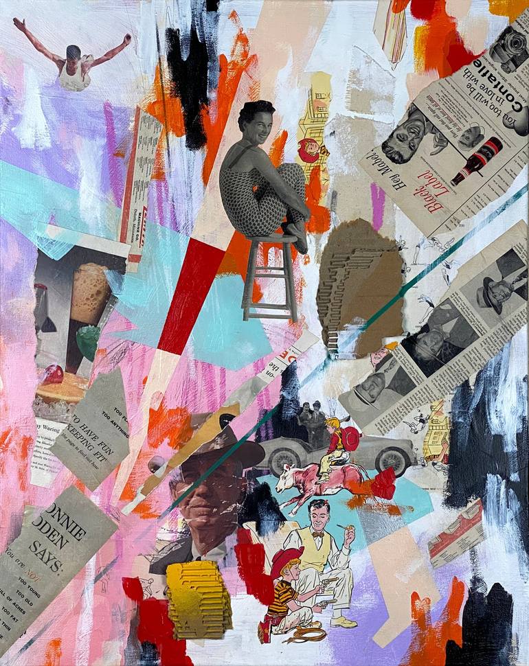 Fevered Sunlight On The Icy River Of Belief: 884 Collage by David ...