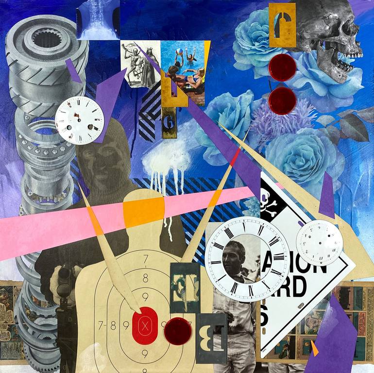 Defenestration Collage by David Edward Johnson | Saatchi Art