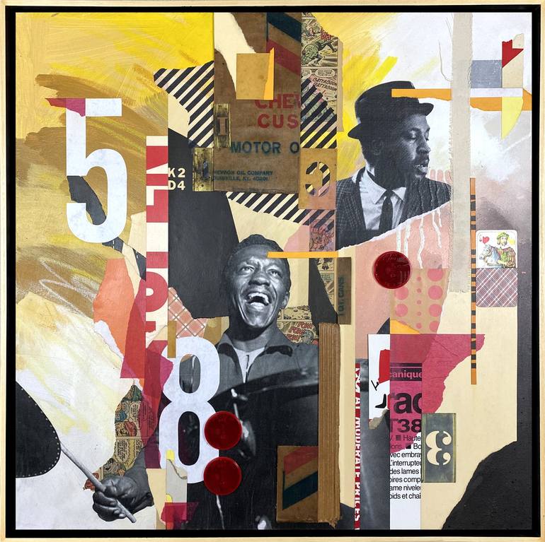 In Walked Bud Collage by David Edward Johnson | Saatchi Art