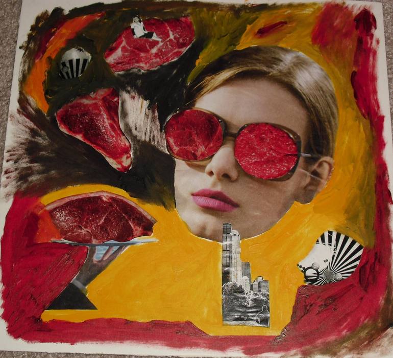 I See Meat Painting by kevin bittle | Saatchi Art