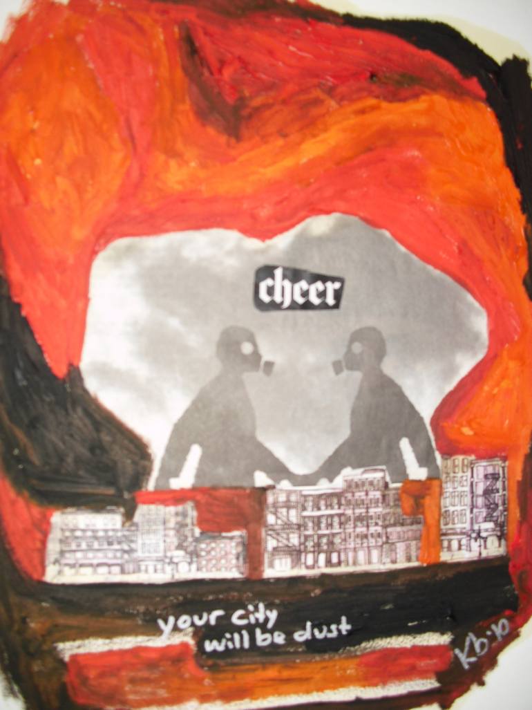 Your City Will Be Dust Painting by Kevin Bittle | Saatchi Art