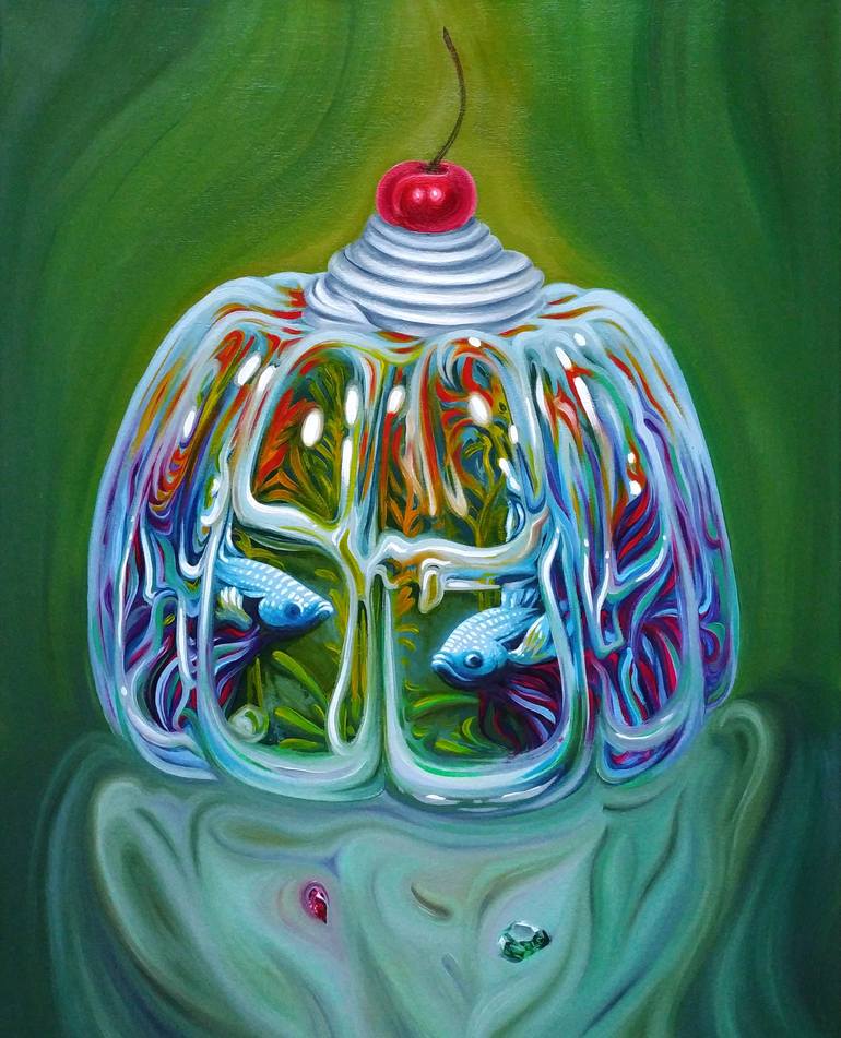 Sweet Illusion Painting by Anna Shabalova | Saatchi Art