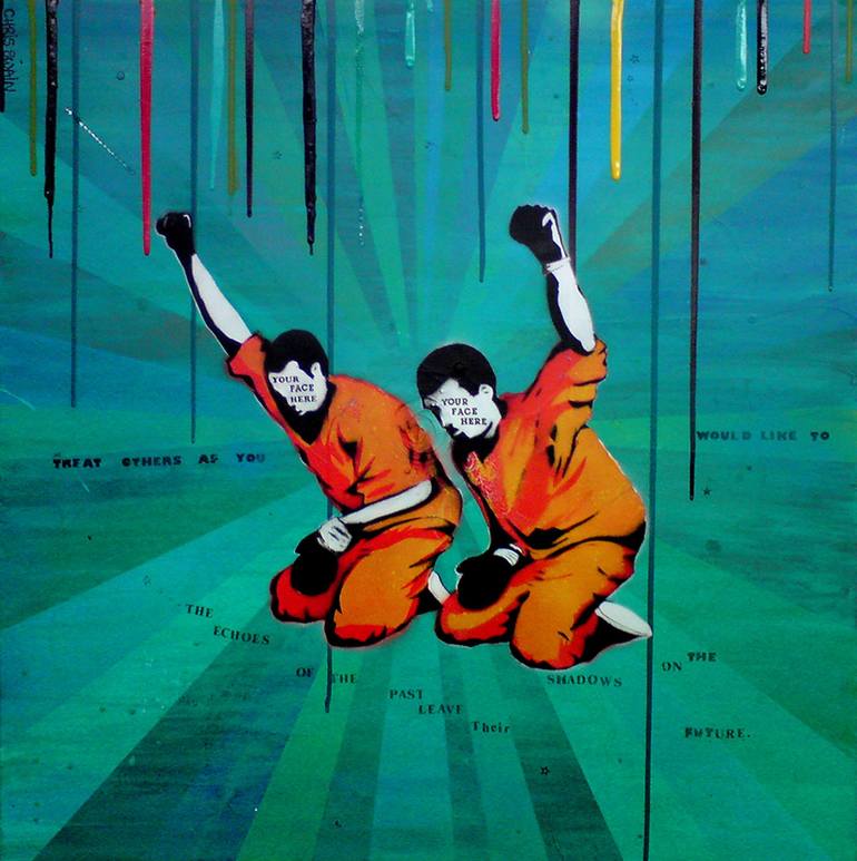 The Changing Face Of Racism Painting by Chris Swain | Saatchi Art