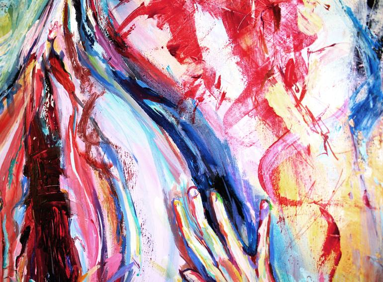 The blue fool Painting by Inga Pernes | Saatchi Art