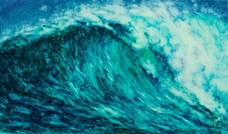 The Wave Painting by Anastasia Woron | Saatchi Art