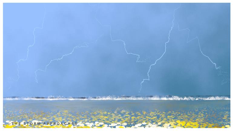 The storm approaches Painting by Thomas Elliot | Saatchi Art