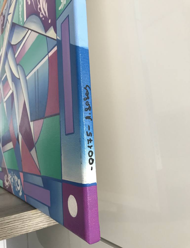 «Ballet» cubism № 00175 Painting by Apollonas Soben | Saatchi Art