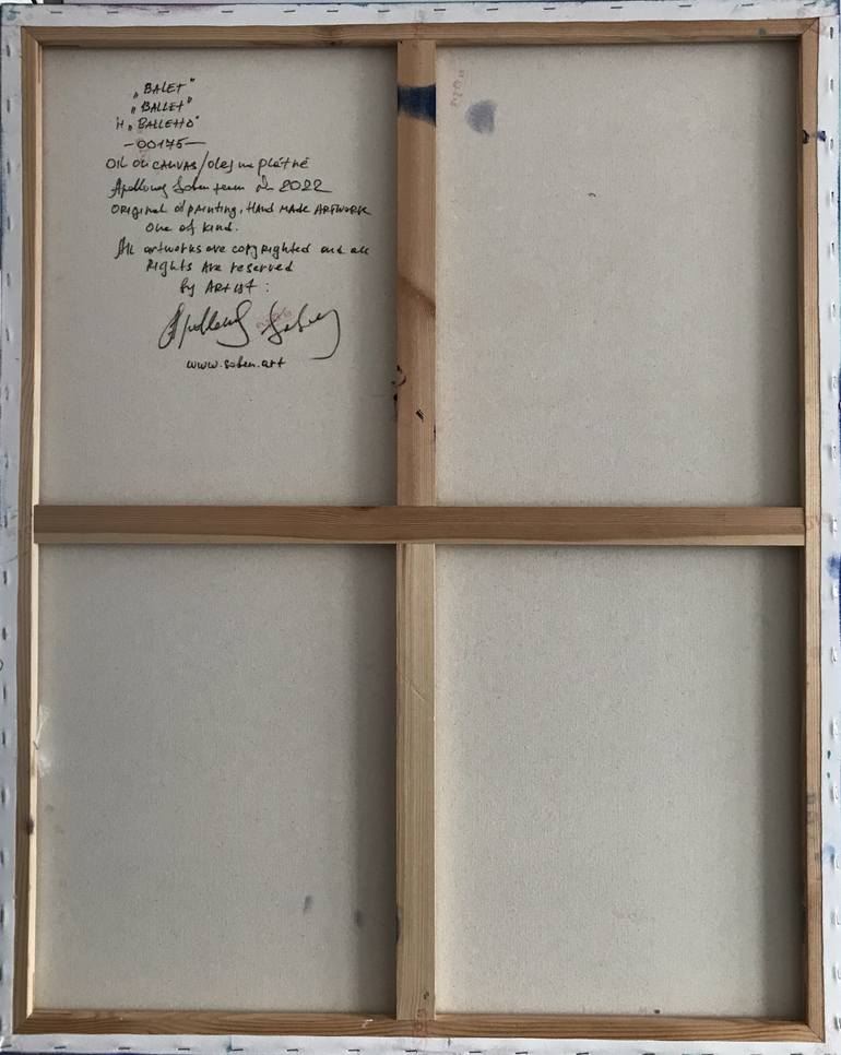 «Ballet» cubism № 00175 Painting by Apollonas Soben | Saatchi Art