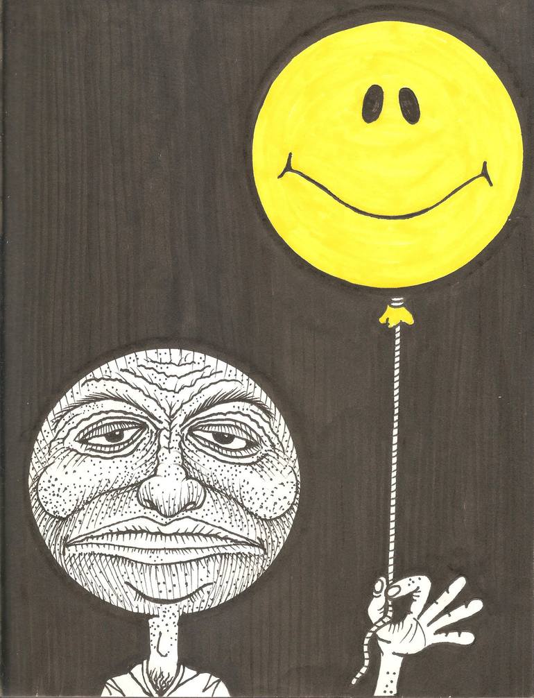 Have a Nice Day Drawing by Bob Tielemans | Saatchi Art