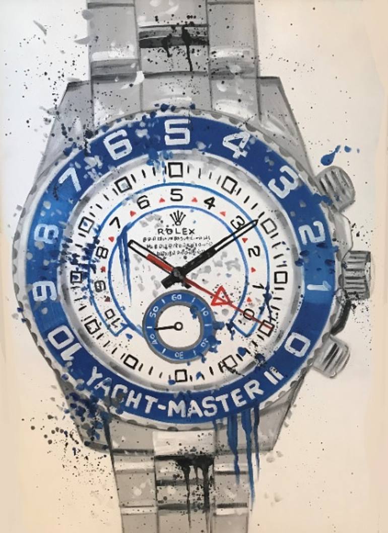 Rolex Yachtmaster II Painting by Fransman ART | Saatchi Art
