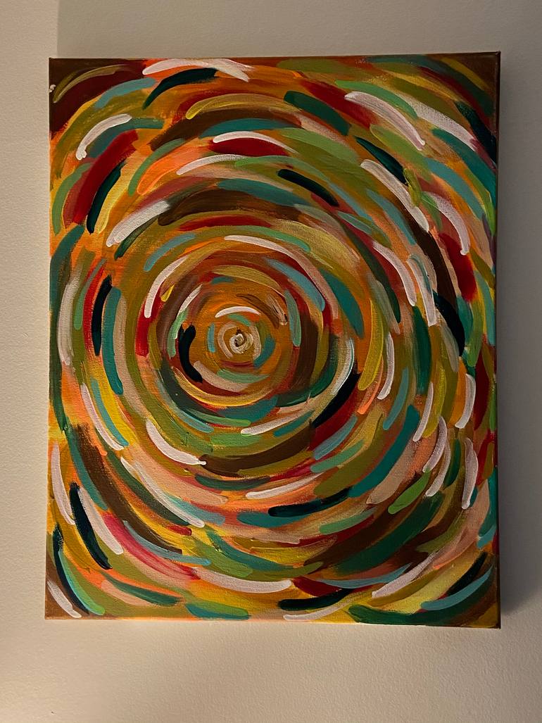 Circle confusion Painting by Shwy P | Saatchi Art