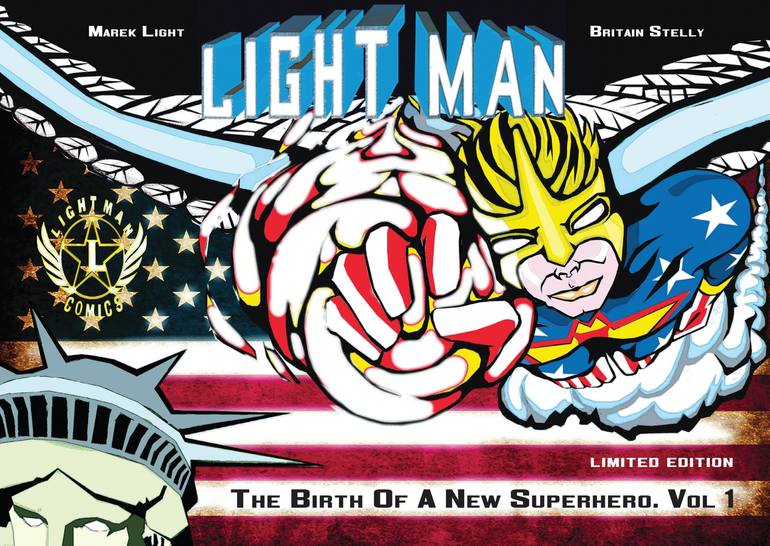 Light Man Painting by Marek Light | Saatchi Art