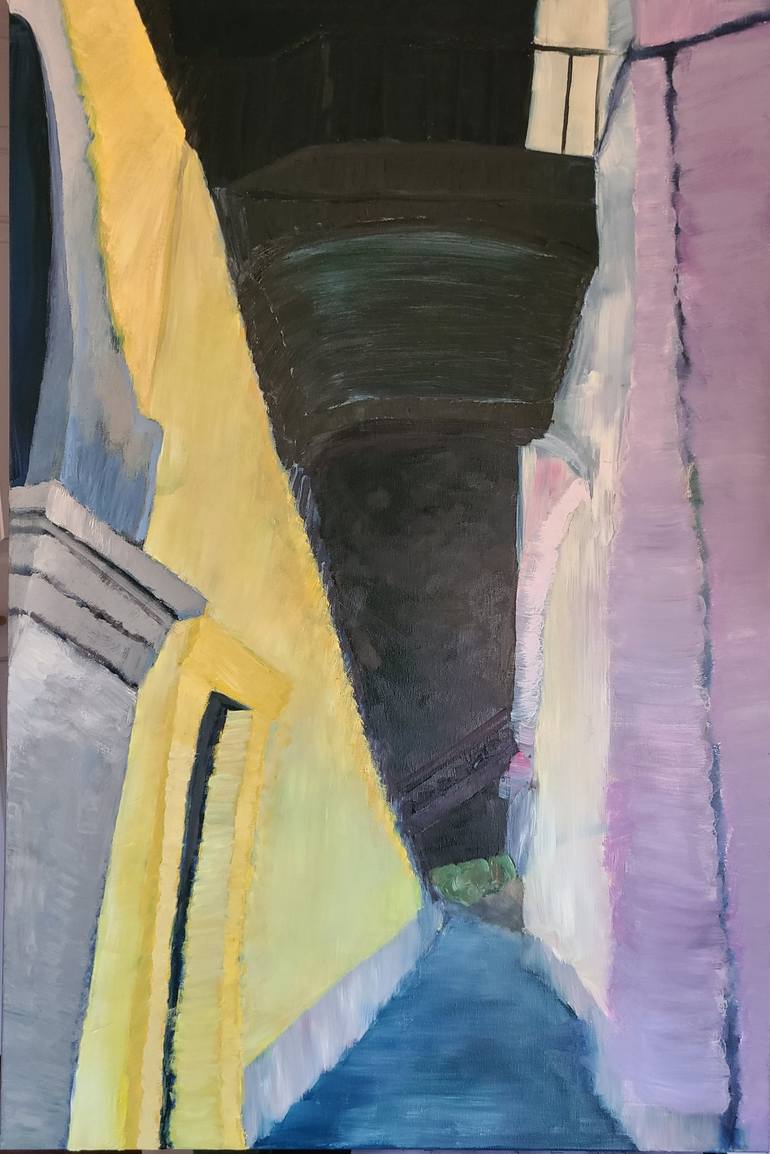 Bridge the gap Painting by Stacy Neasham | Saatchi Art
