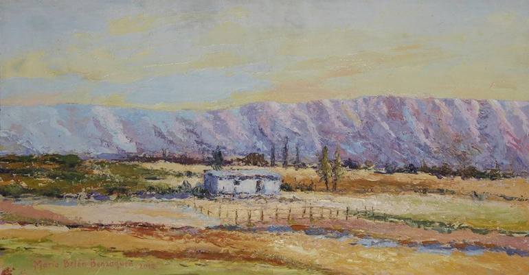 Serrano Landscape Painting by Maria Benzaquen | Saatchi Art