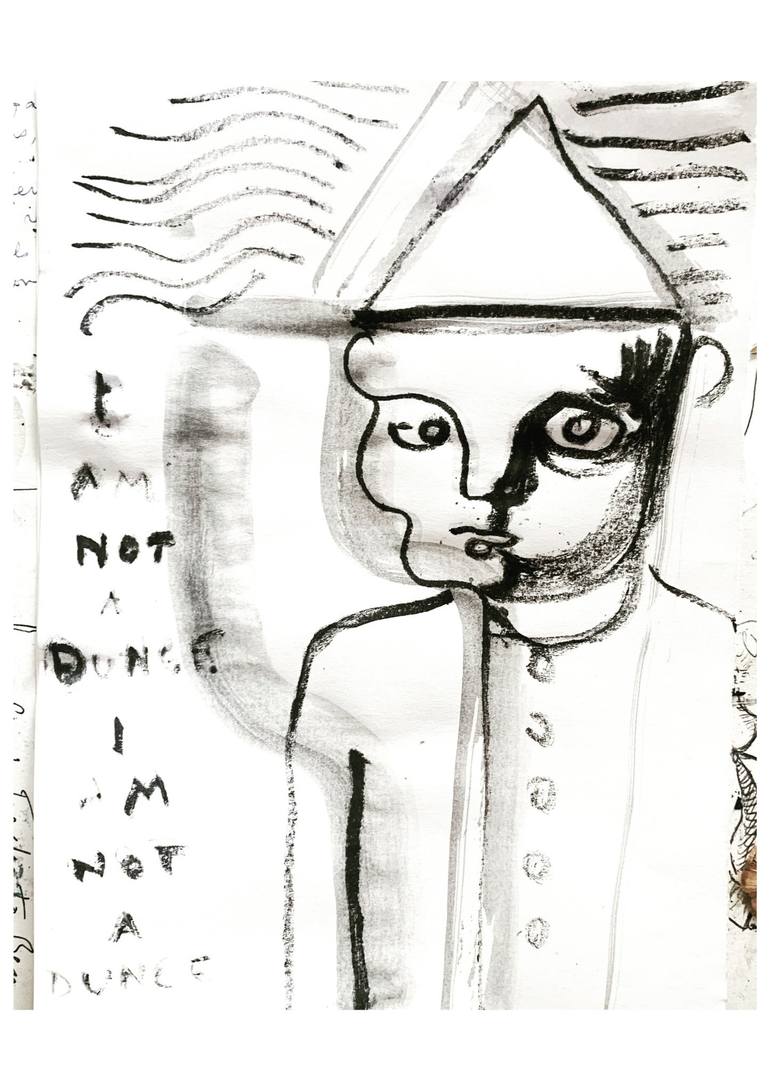 I am not a dunce Drawing by orlando seale | Saatchi Art