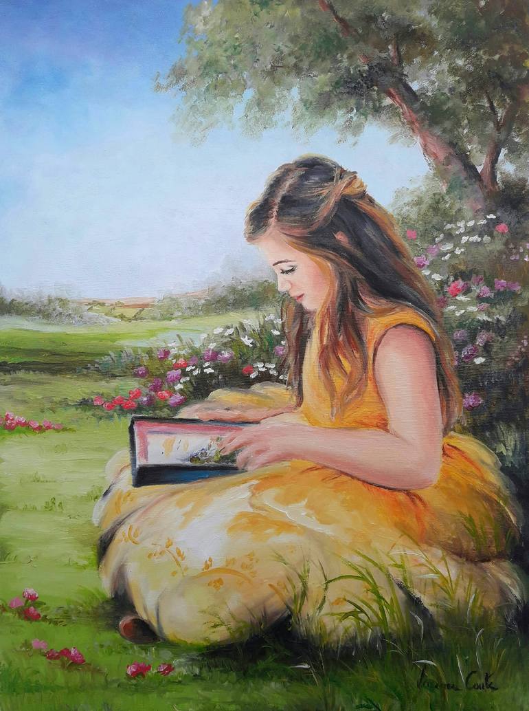 The book of fairy tales Painting by Vincenza Conte | Saatchi Art