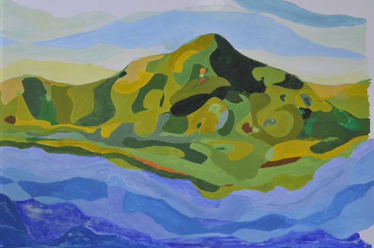 Mt Tam Painting by Scott Adams | Saatchi Art