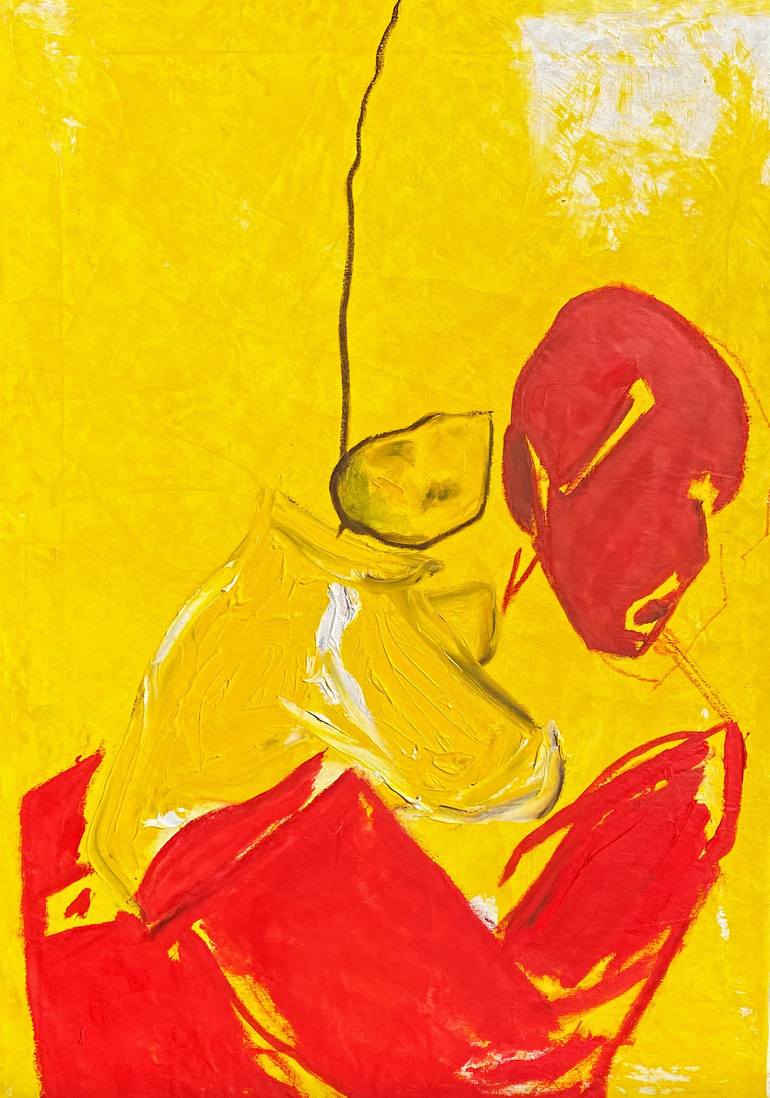 Yellow Drawing by Stephen Orso | Saatchi Art