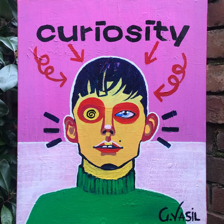 Curiosity Painting Painting by Gusté Design | Saatchi Art
