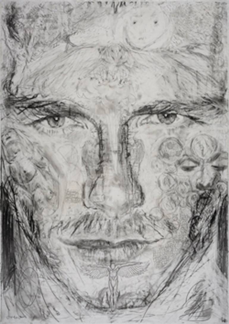 David Beckham Drawing by Drew Walker | Saatchi Art
