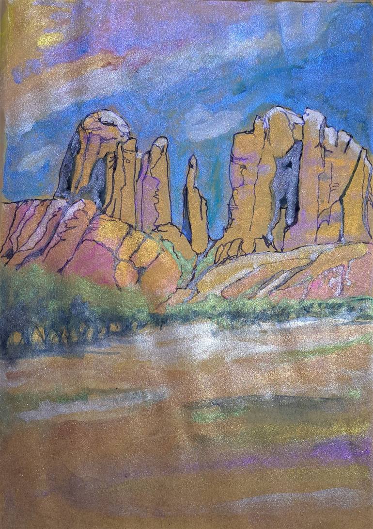 nature and life Drawing by Marina Guryanov | Saatchi Art