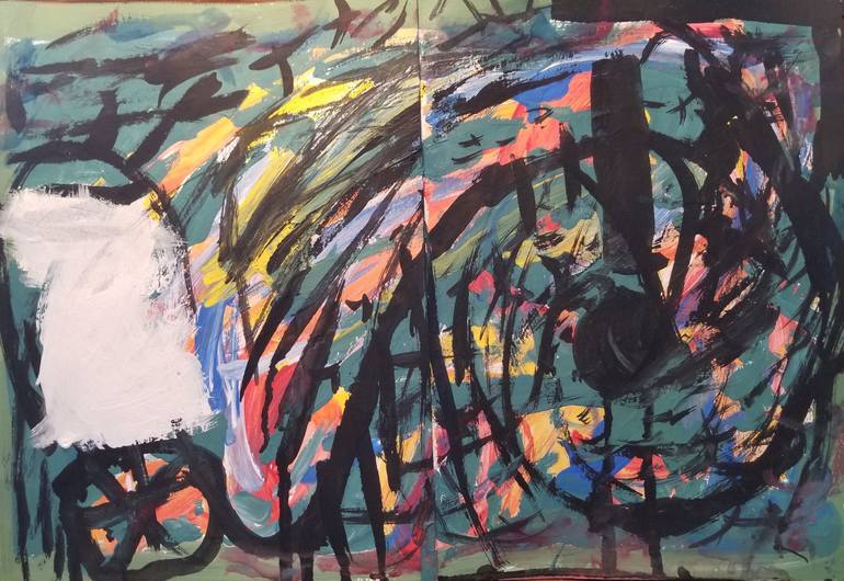 The Endless Path Painting by Scott Krawitz | Saatchi Art