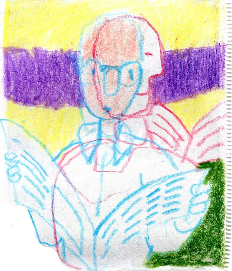 Everyday micro-scenes 024 Drawing by Adrian Manavella | Saatchi Art