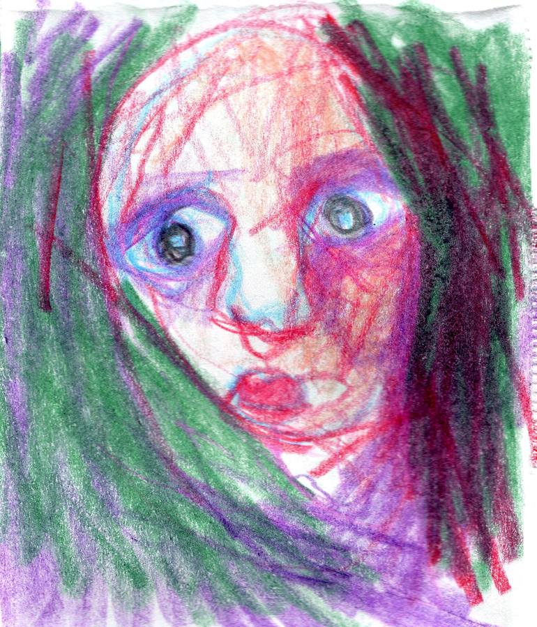 Everyday micro-scenes 076 Drawing by Adrian Manavella | Saatchi Art