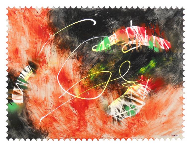 17.14 connection Painting by CHRISTIAN FAUCOUIT | Saatchi Art