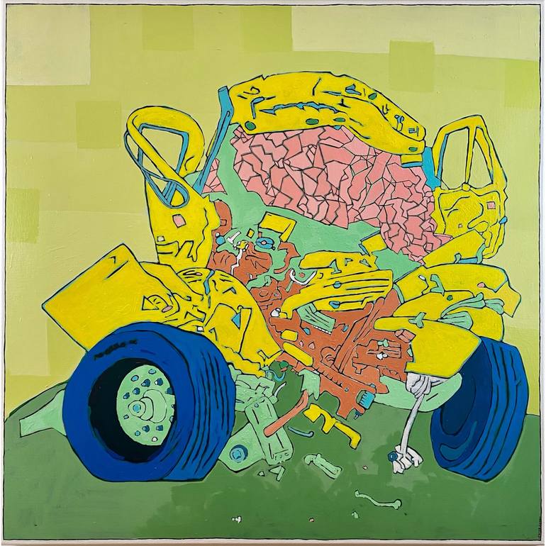 Crash pt6 Painting by Jacob Gerard | Saatchi Art