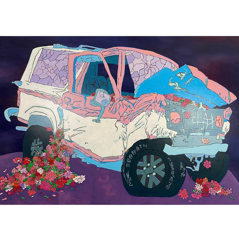 Crash pt5 Painting by Jacob Gerard | Saatchi Art