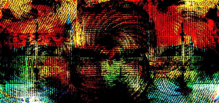 Cityscape distorted in a mirror N°4 Painting by Bogdan Zareba | Saatchi Art