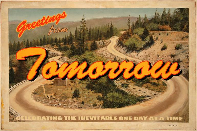 TOMORROW Painting by jerry kunkel | Saatchi Art