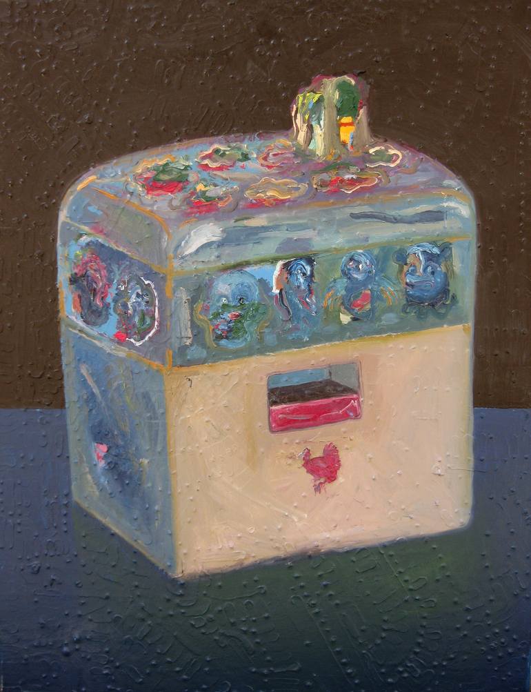 secret machine Painting by Thomas Braida | Saatchi Art