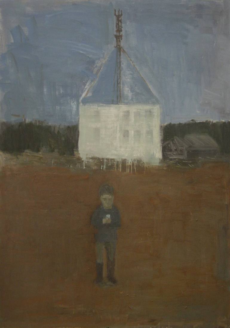 In the village Painting by Egor Plotnikov | Saatchi Art