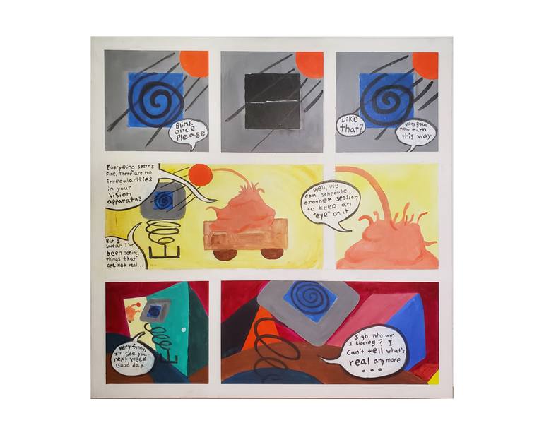 A Vision Apparatus Checkup Painting by Michelle Choe | Saatchi Art