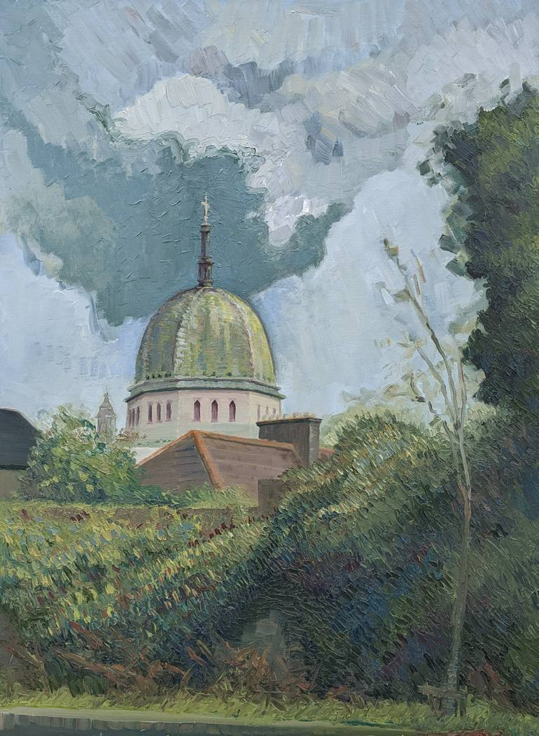 The Galway Cathedral Painting by Michele Thompson | Saatchi Art