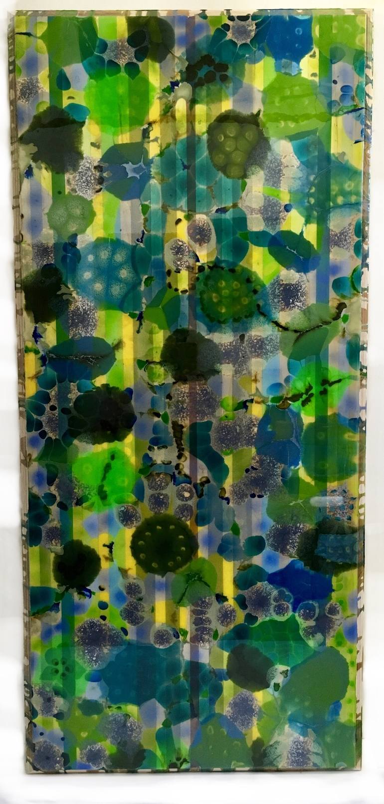Blue Green Algae Painting by Bakiibak Benjamin S Lees | Saatchi Art