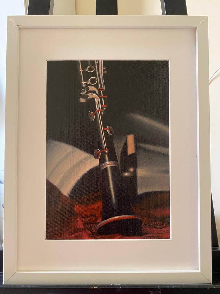 Clarinet Painting by Rida Khalid | Saatchi Art