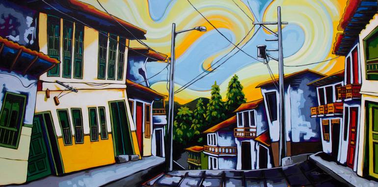 Jericó Antioquia Painting by Didier Franco | Saatchi Art