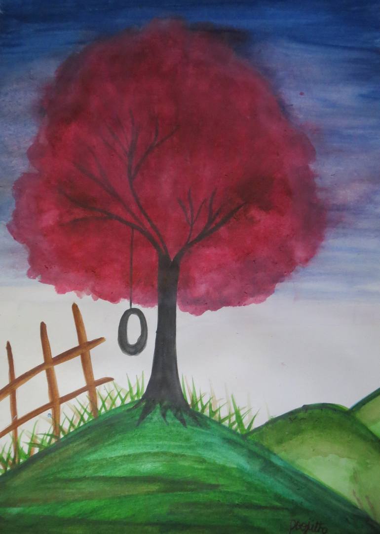 Tree Swing Painting