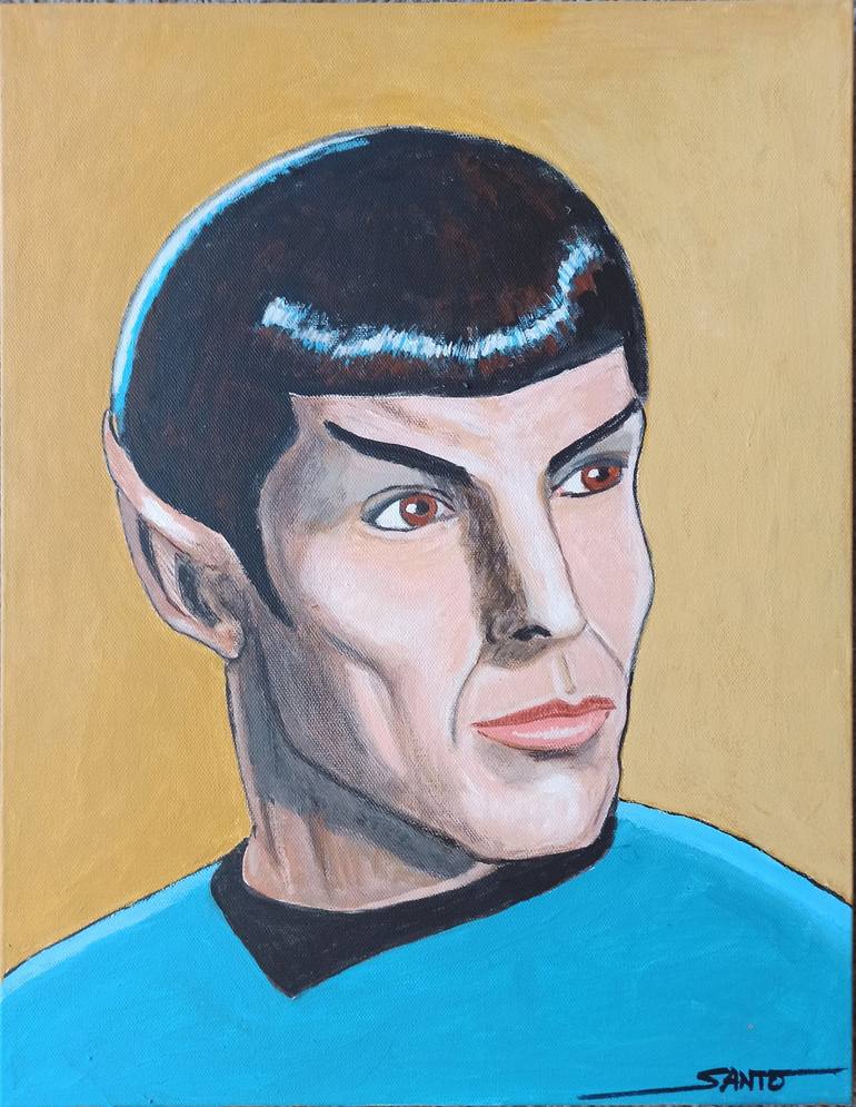 Spock Painting by Santo Marotta | Saatchi Art