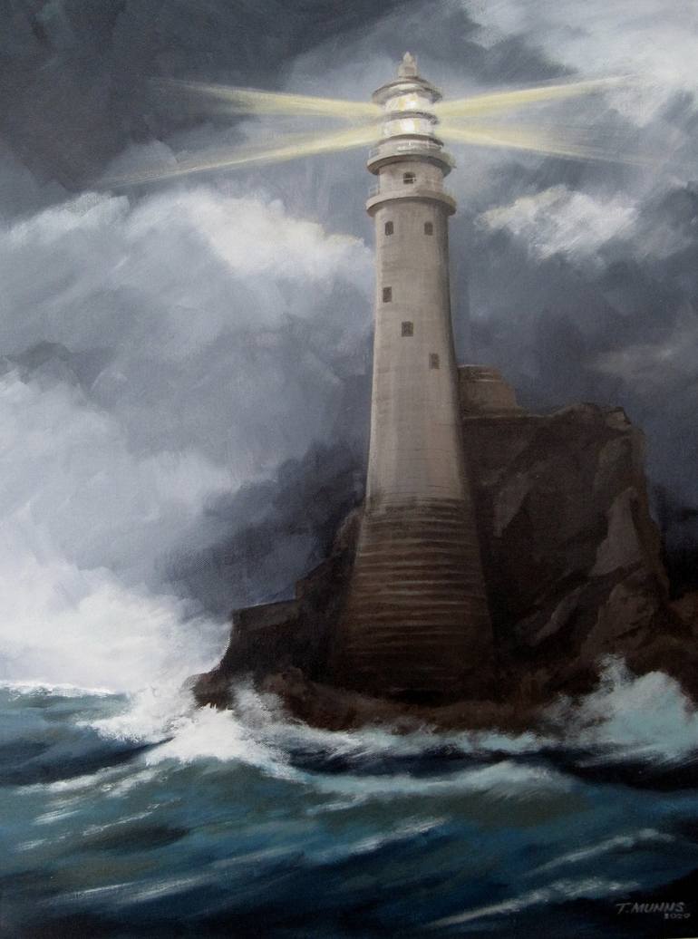 Fastnet Fury Painting by Tony Munns | Saatchi Art
