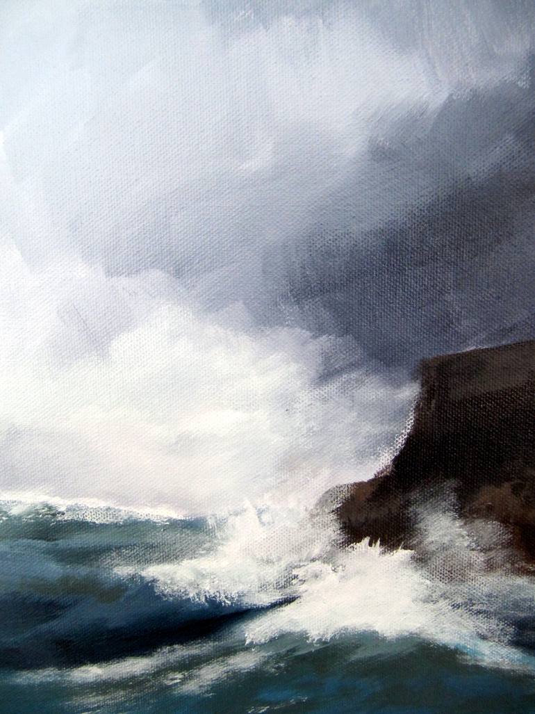 Fastnet Fury Painting by Tony Munns | Saatchi Art